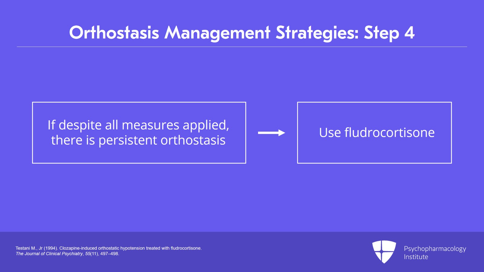 Managing Clozapine-Related Orthostasis | Psychopharmacology Institute
